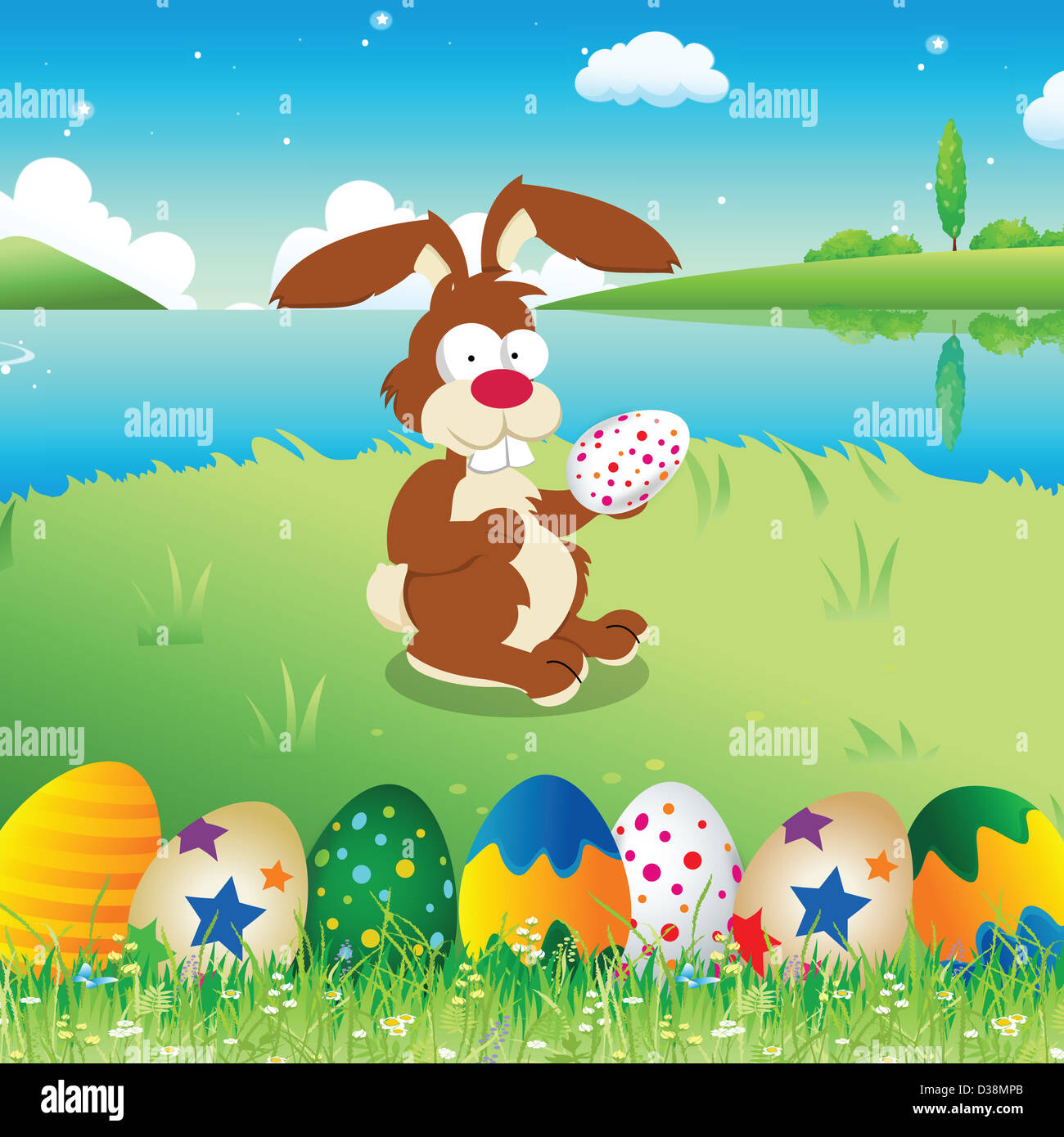 Bunny and egg hi-res stock photography and images - Alamy