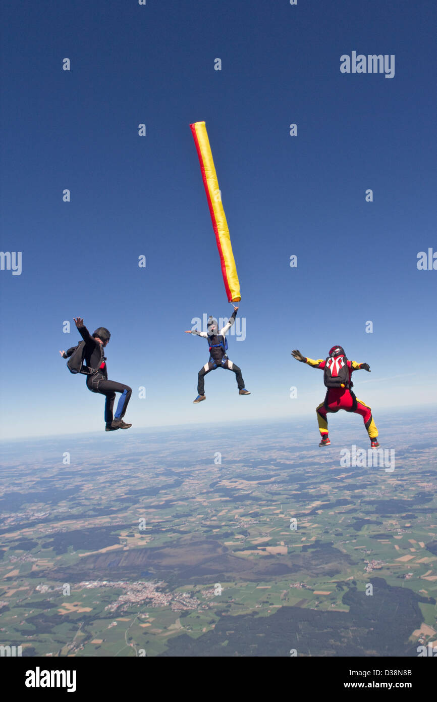 Skydiving clear hi-res stock photography and images - Alamy