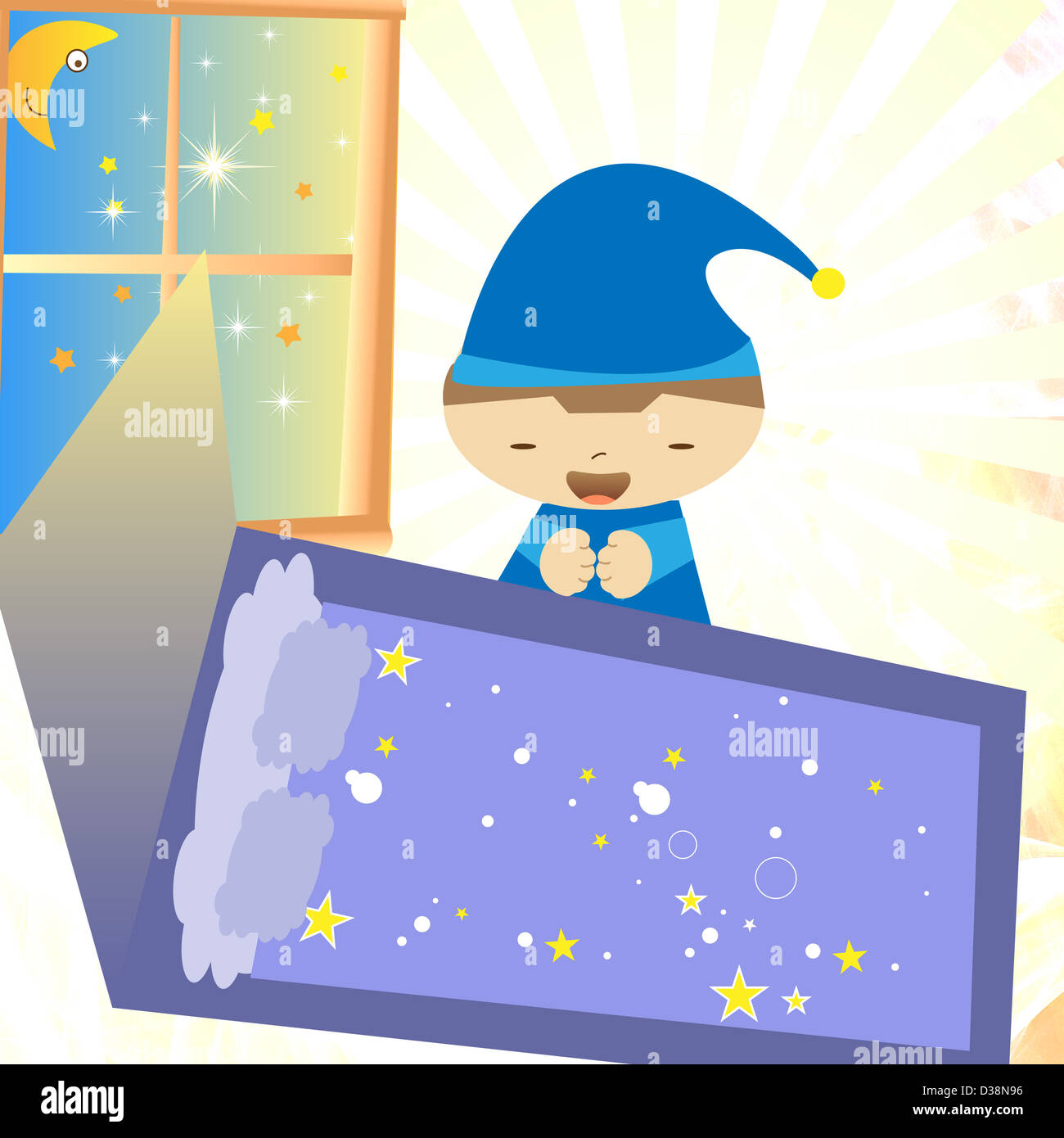 Child praying bedtime hi-res stock photography and images - Alamy