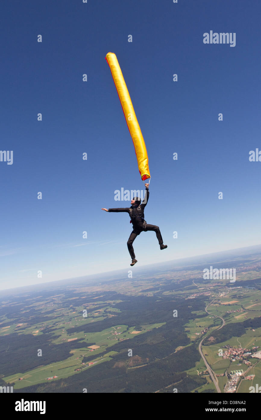 Female parachutist hi-res stock photography and images - Alamy