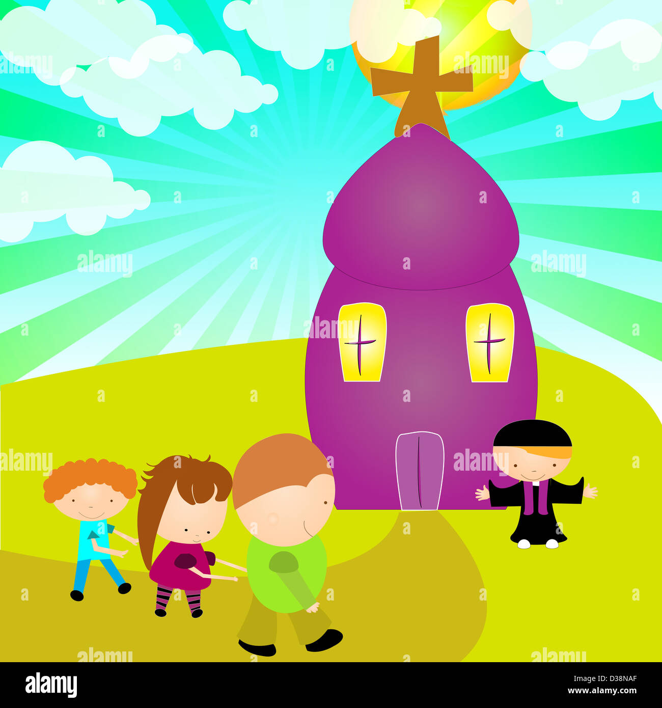 Sunday school children hi-res stock photography and images - Alamy