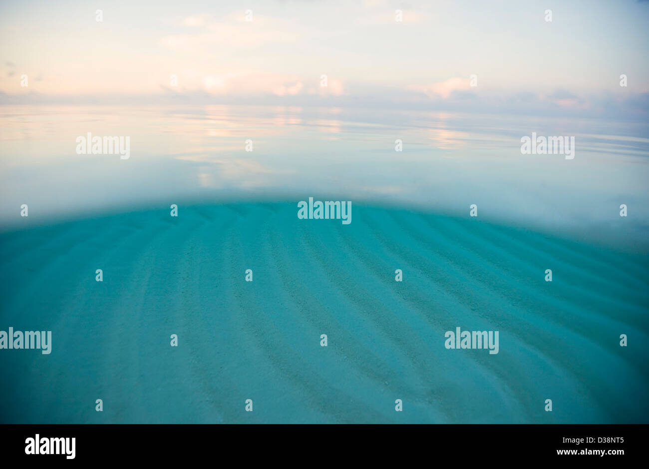Ripples in underwater sand Stock Photo - Alamy