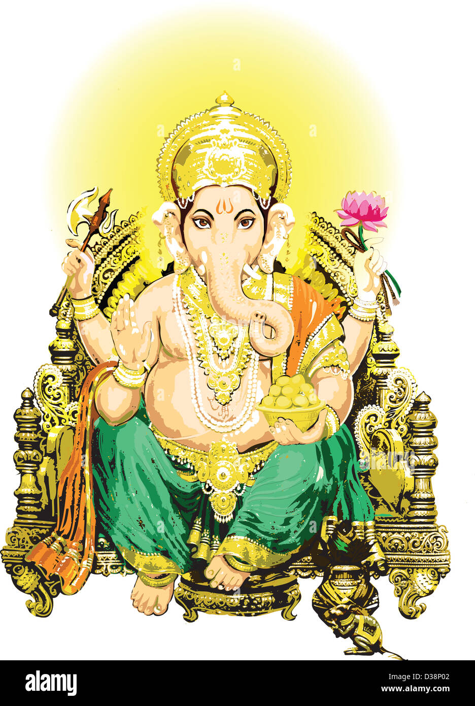 Hindu god Ganesha Stock Photo - Alamy