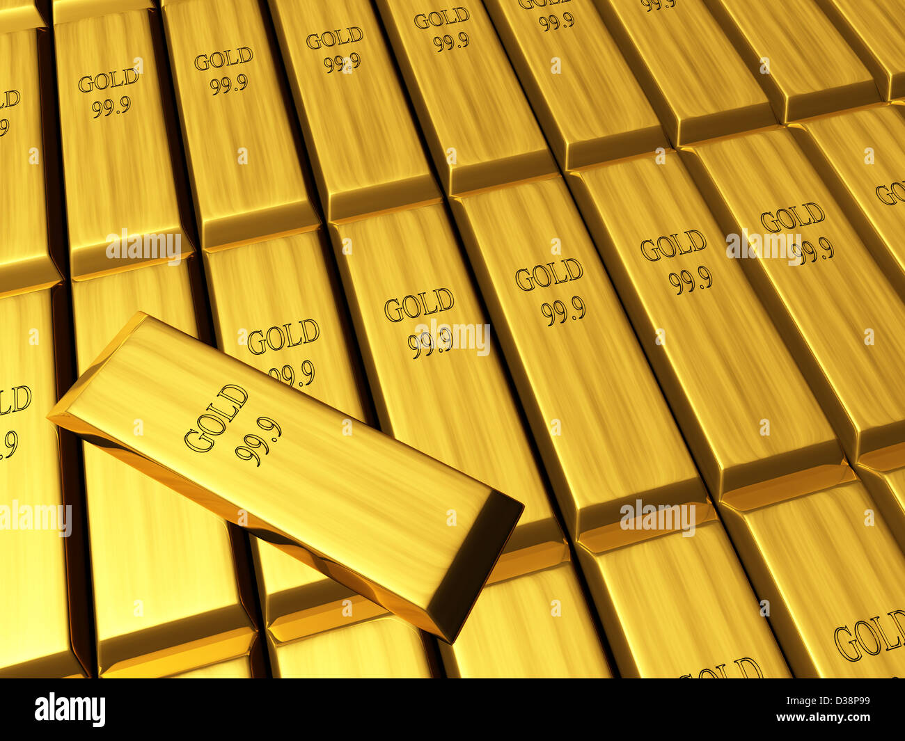 Macro view of rows of gold bars for adv or others purpose use Stock ...