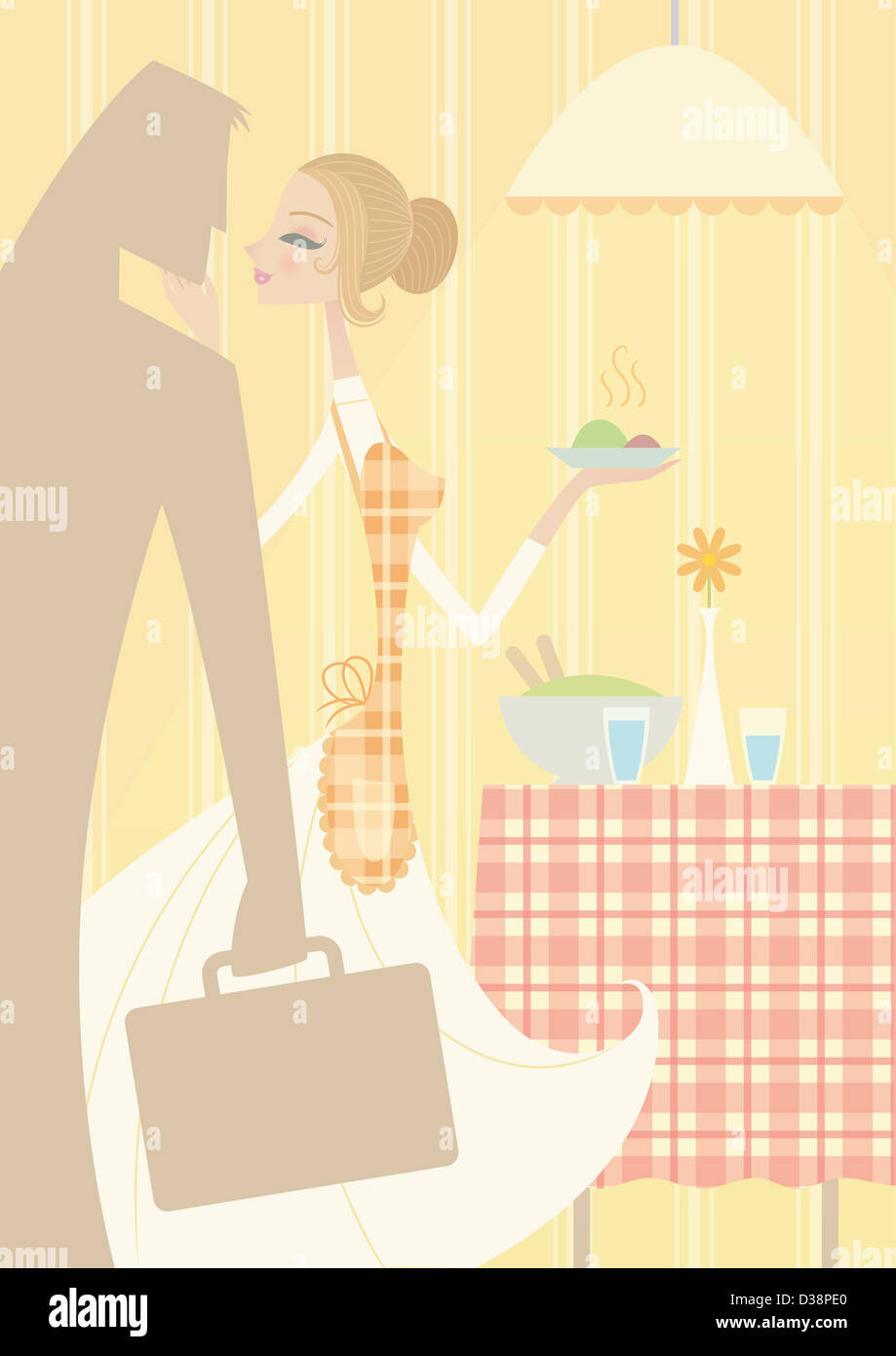 Couple husband wife briefcase hi-res stock photography and images - Alamy