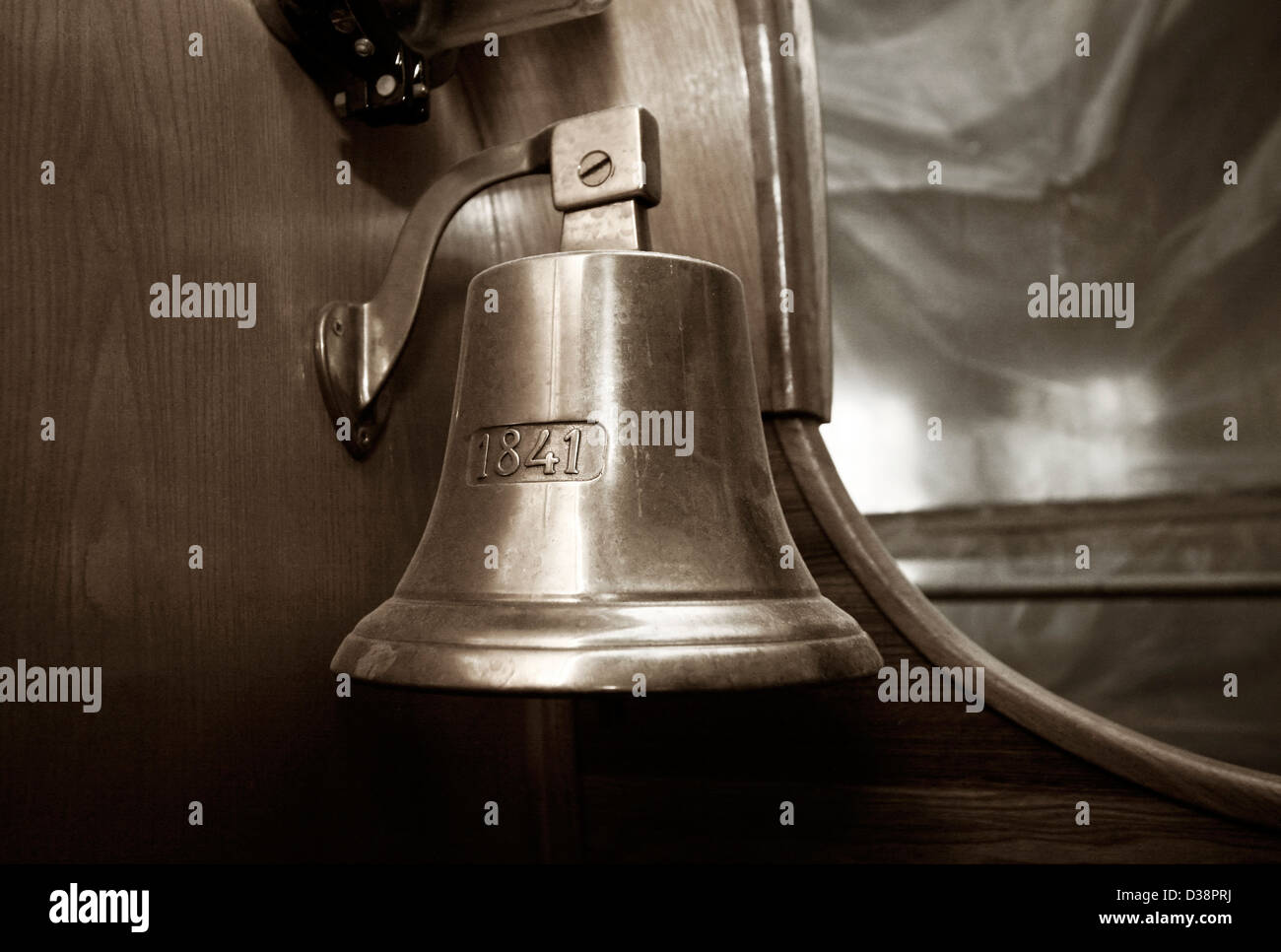Ship’s bell on a magnificent naval vessel Stock Photo - Alamy
