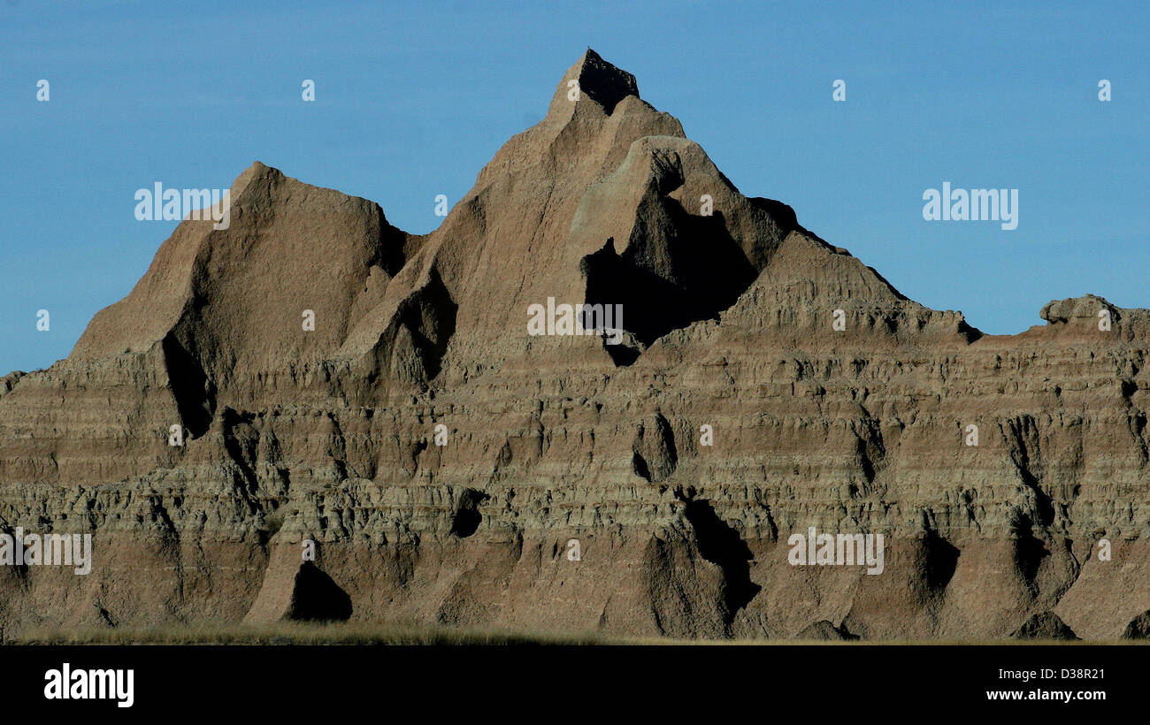 The Brule Formation in Badlands National Park, South Dakota, is known ...