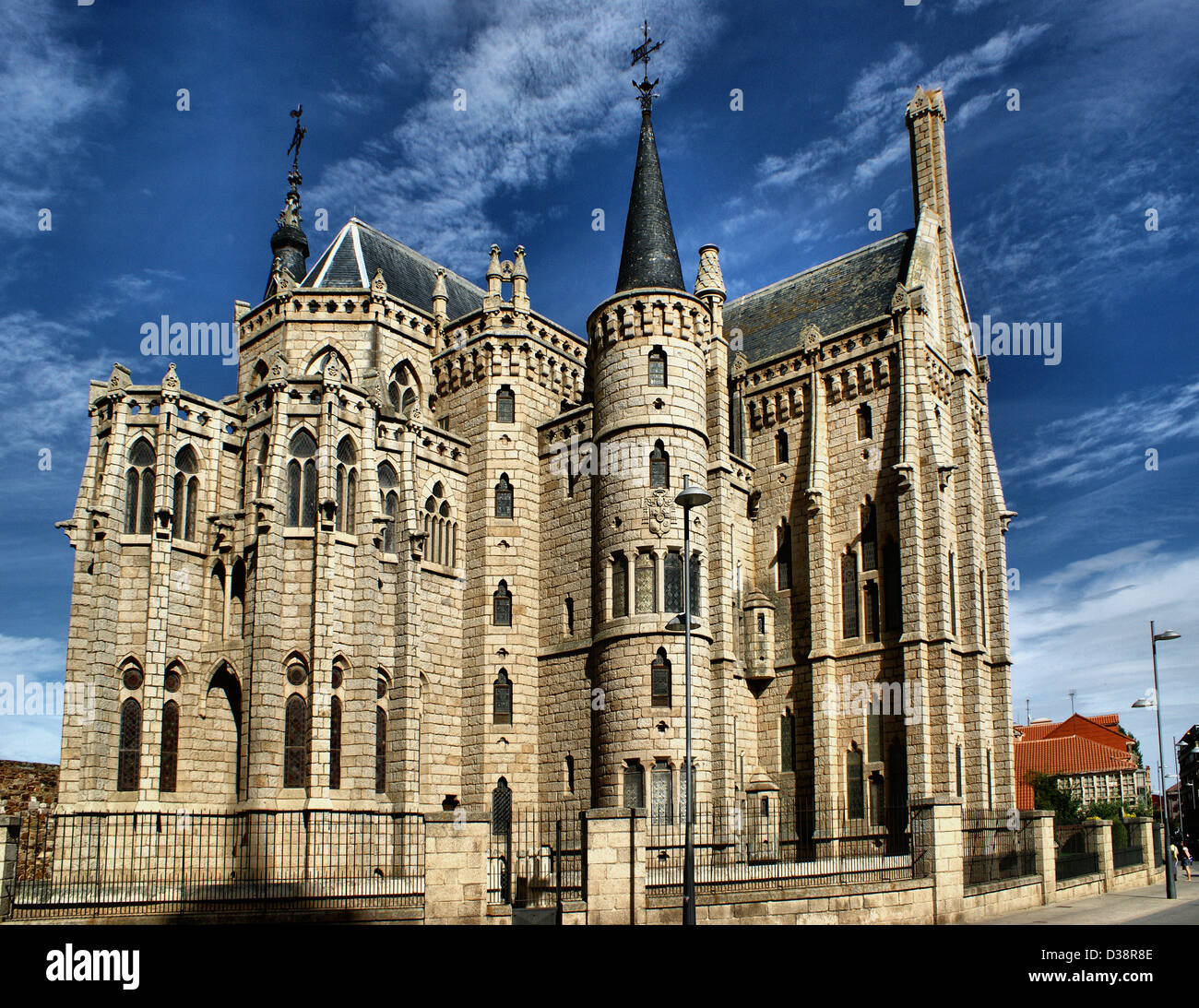 Episcopal Palace in Astorga, Spain Stock Photo - Alamy