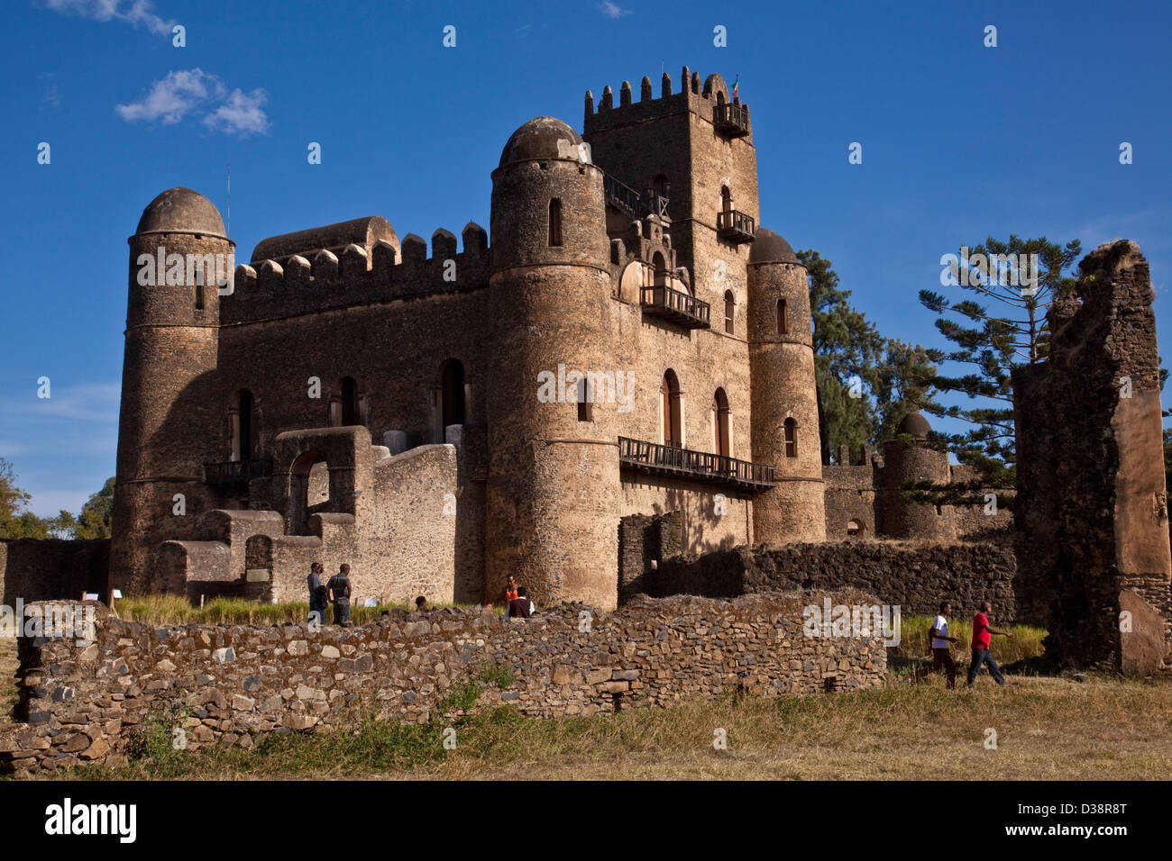 Fasilidas's Castle, Fasil Ghebbi (Royal Enclosure) Gondar, Ethiopia ...