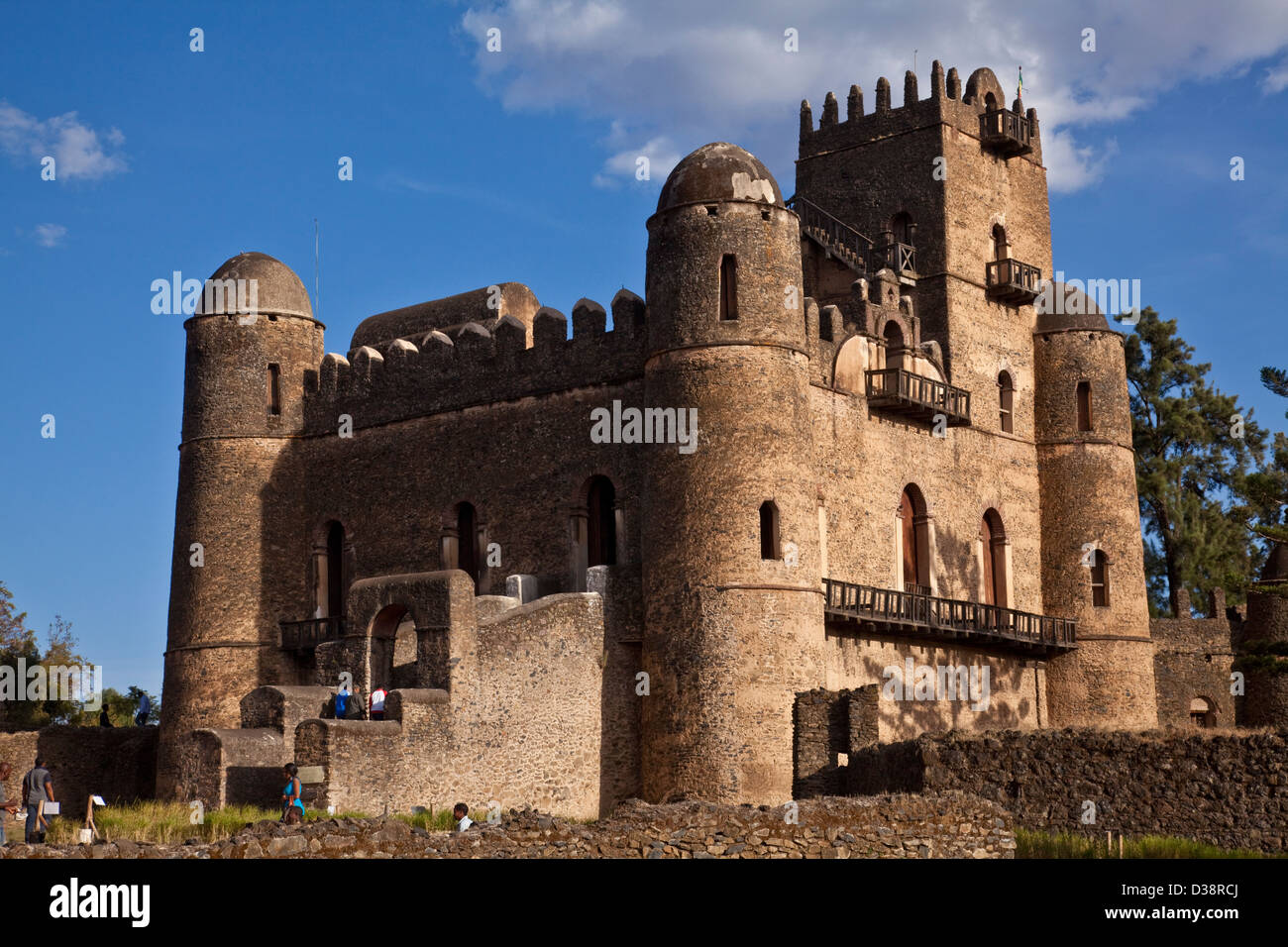 Fasilidas's Castle, Fasil Ghebbi (Royal Enclosure) Gondar, Ethiopia ...