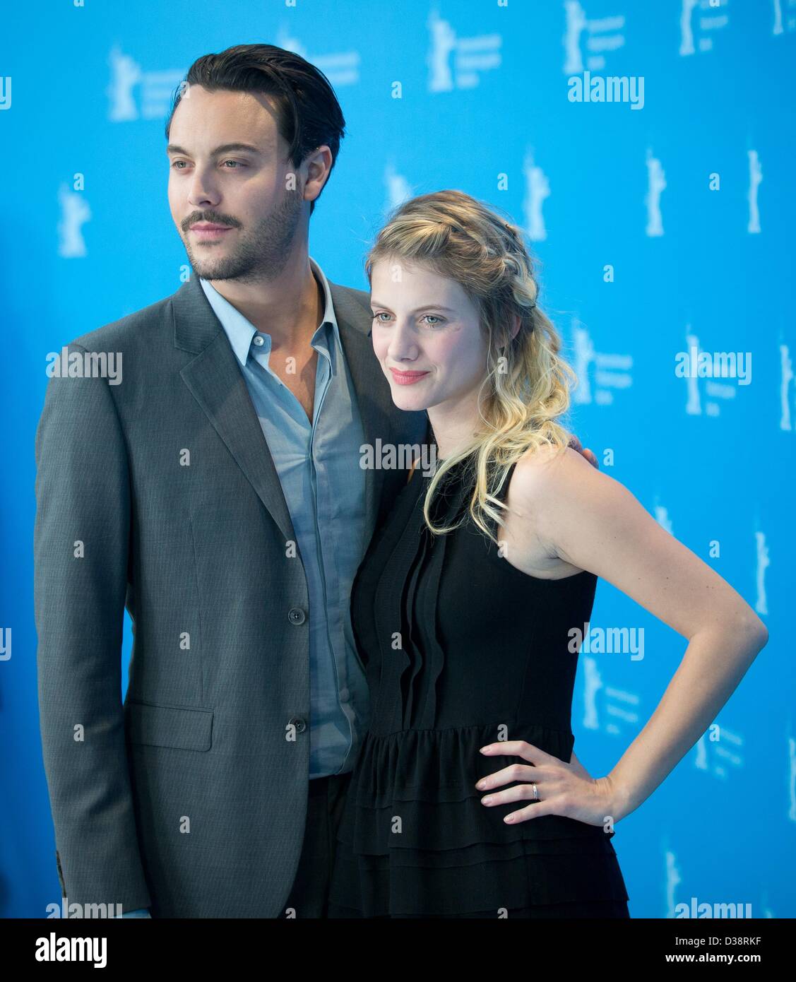 French actress Melanie Laurent and British actor Jack Huston pose at ...