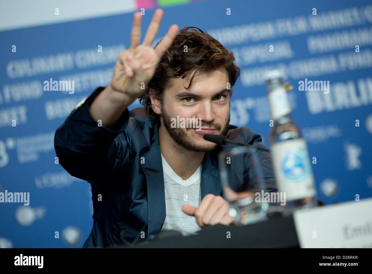 US actor Emile Hirsch poses during a pressconference for the movie ...