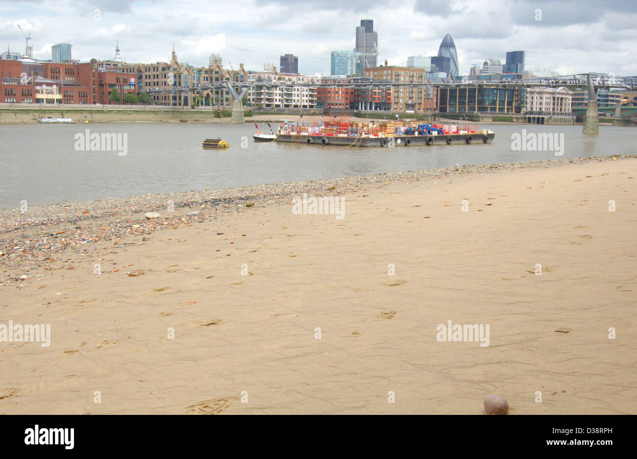 City of London skyline from the South Bank Stock Photo - Alamy