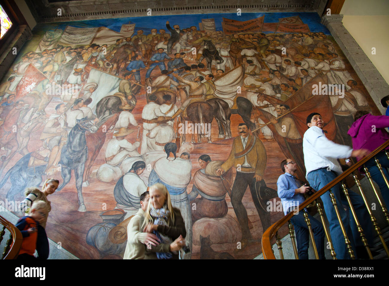 Castillo de chapultepec mural hi-res stock photography and images - Alamy
