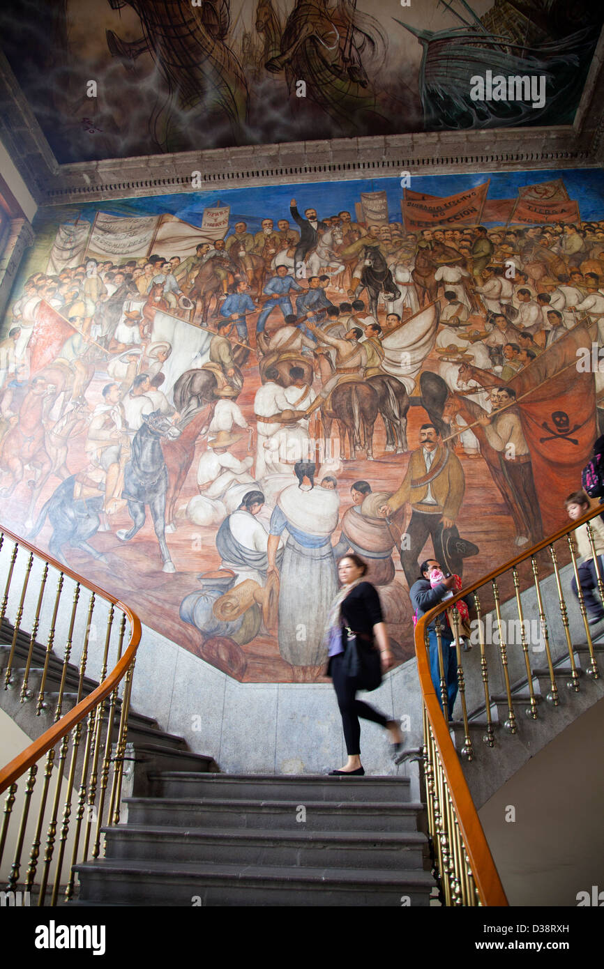 Castillo de chapultepec mural hi-res stock photography and images - Alamy