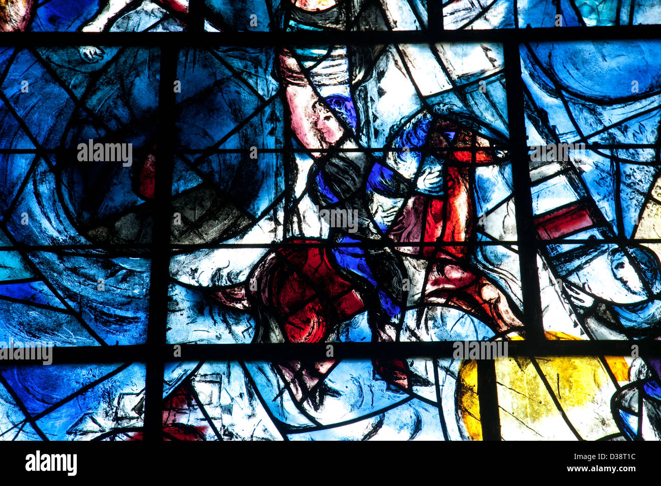 11 Nov All Saints Marc Chagall Tudeley church stain-glassed Stock Photo ...
