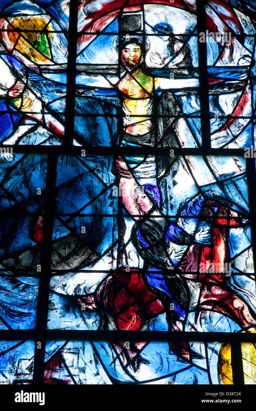 11 Nov All Saints Marc Chagall Tudeley church stain-glassed Stock Photo ...