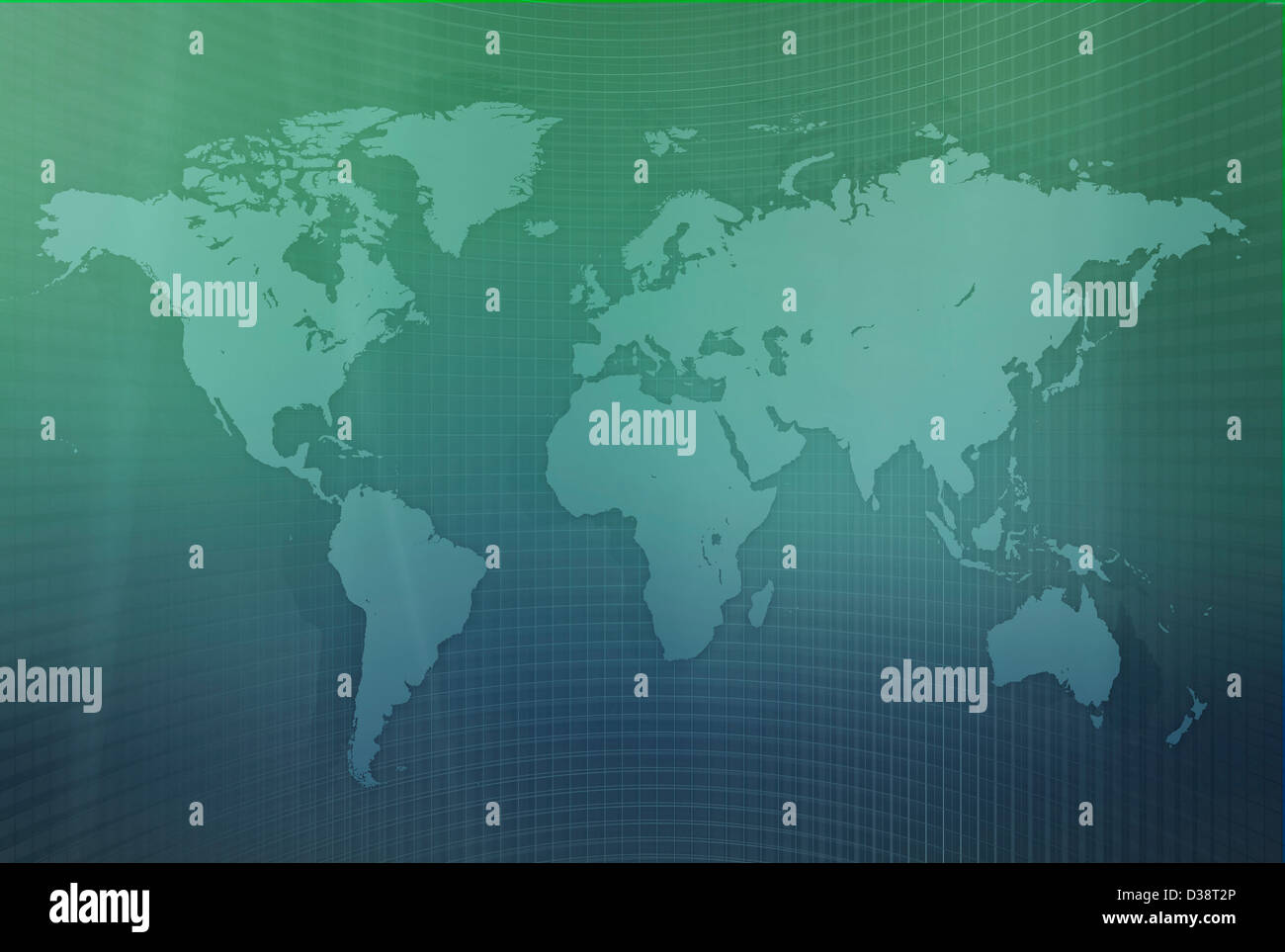 world map with texture effect Stock Photo - Alamy