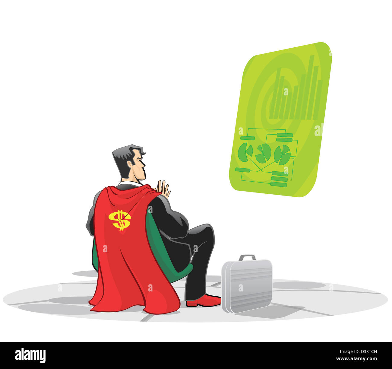 Computer screen analysis Cut Out Stock Images & Pictures - Alamy