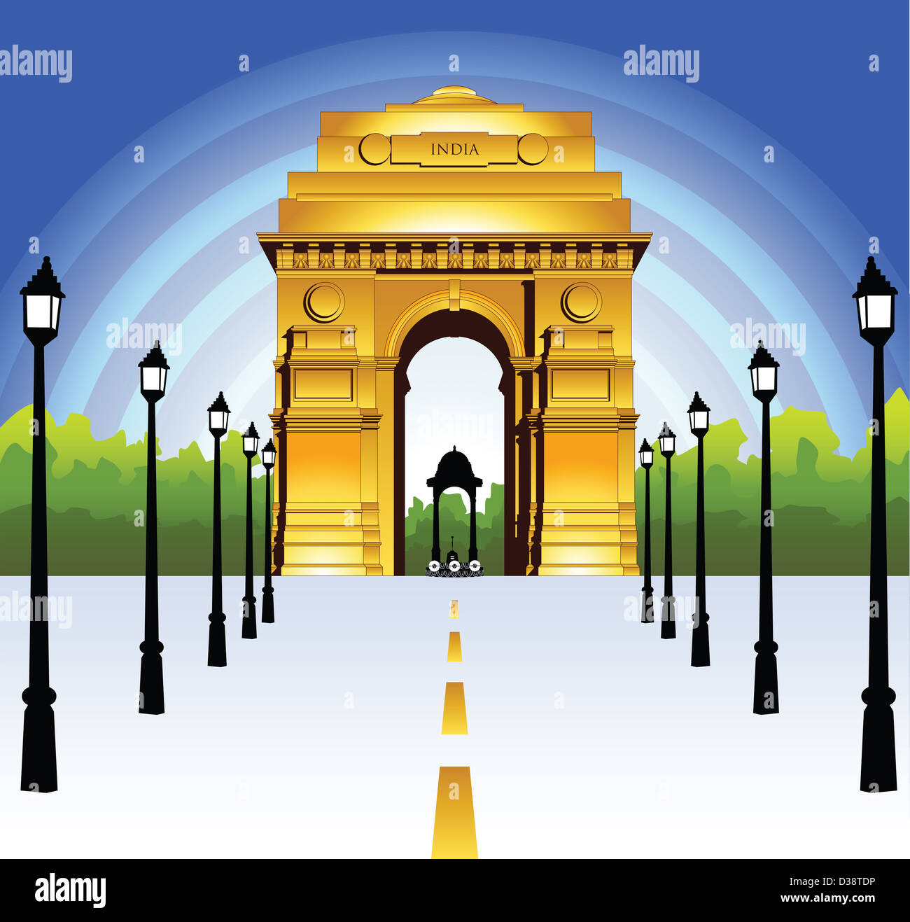 India Gate Painting