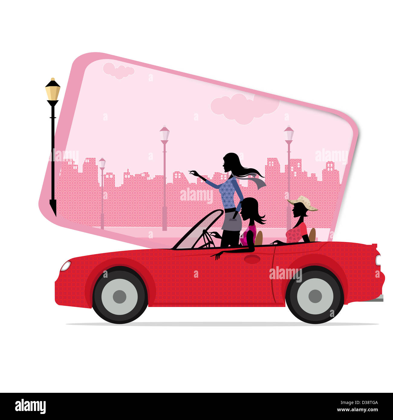 Computer female generated Cut Out Stock Images & Pictures - Alamy