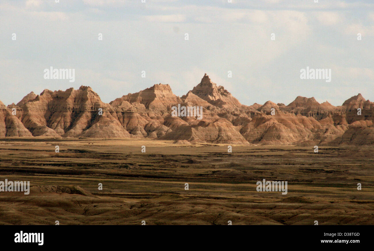 Badlands National Park in South Dakota is known for its dramatic ...