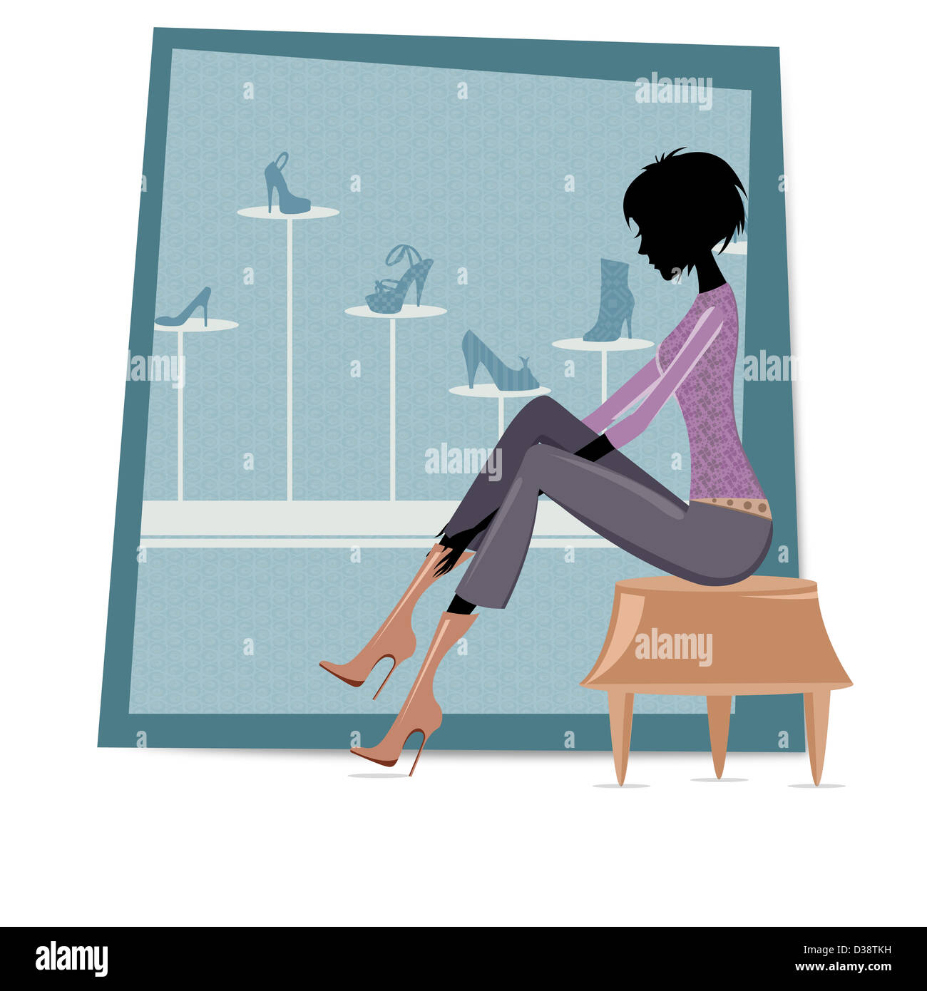 Art store Cut Out Stock Images & Pictures - Alamy