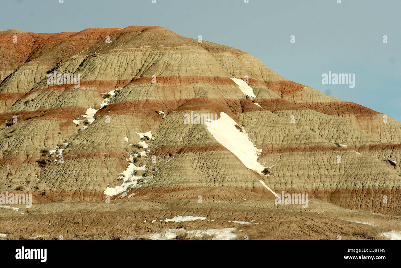 The Red Layers of Badlands National Park in South Dakota showcase ...