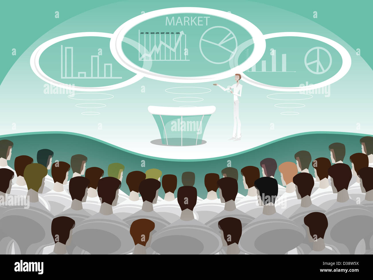 Businessman giving presentation Stock Photo - Alamy Businessman giving presentation Stock Photo - Alamy