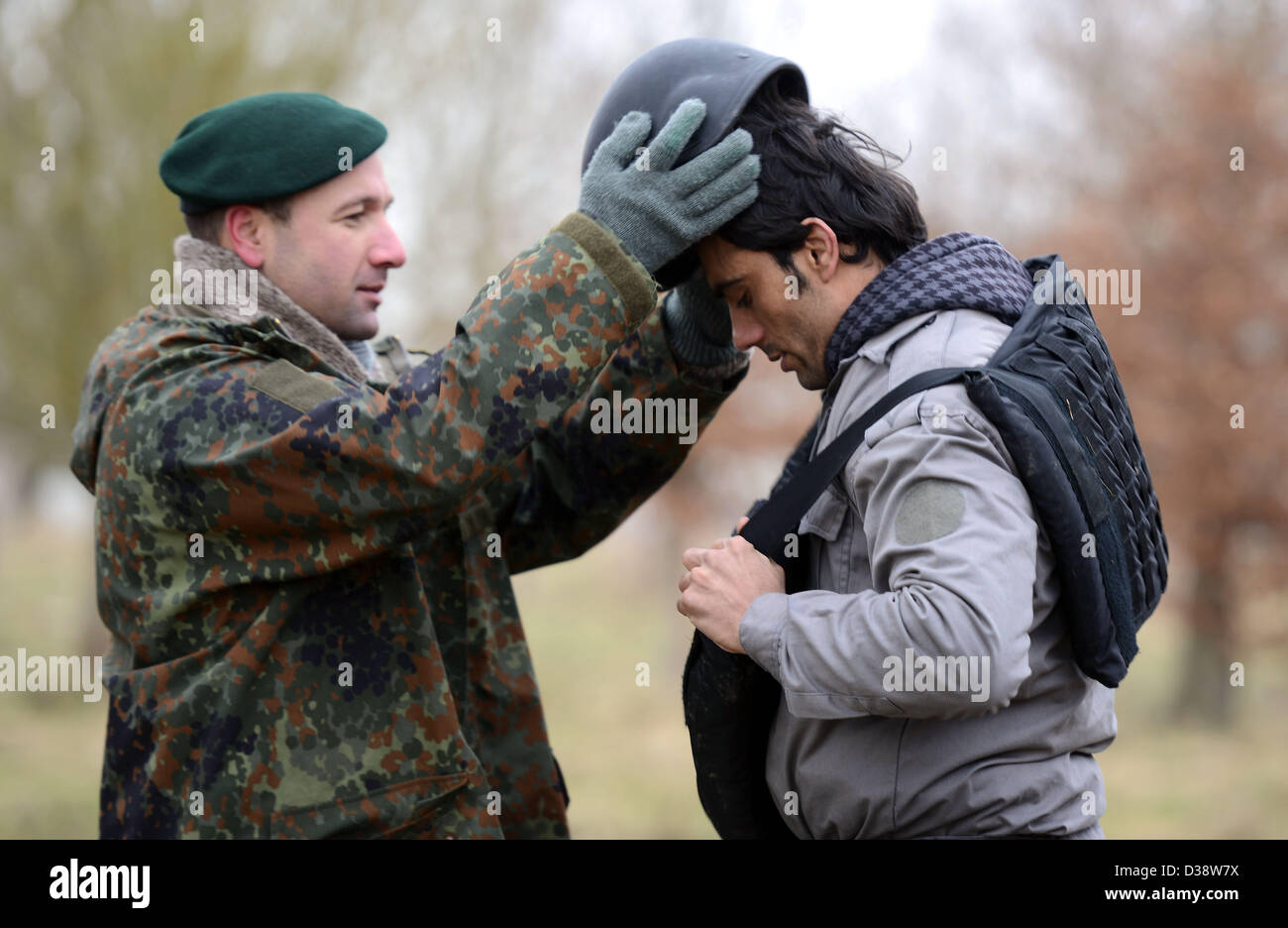 Operation Herrick 18 task force training. UK, example of British troops ...