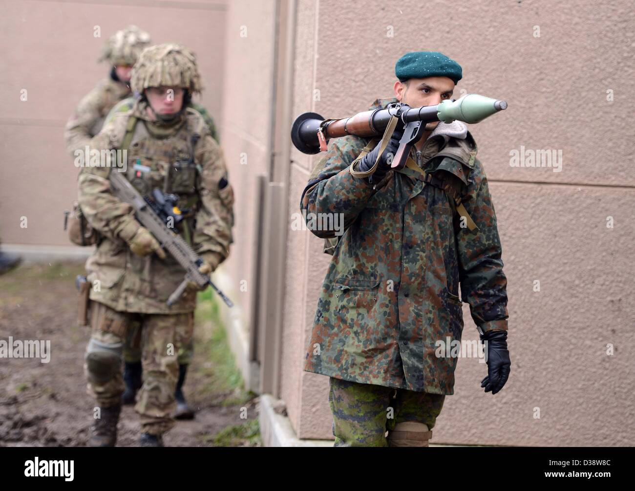 Operation Herrick 18 task force training. UK, example of British troops ...