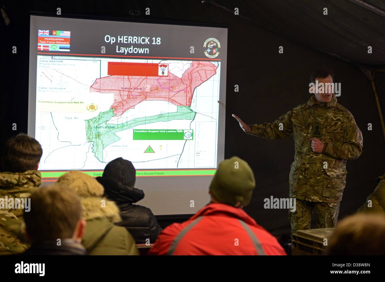 Brigadier Rupert Jones, Operation Herrick 18 task force training. UK ...