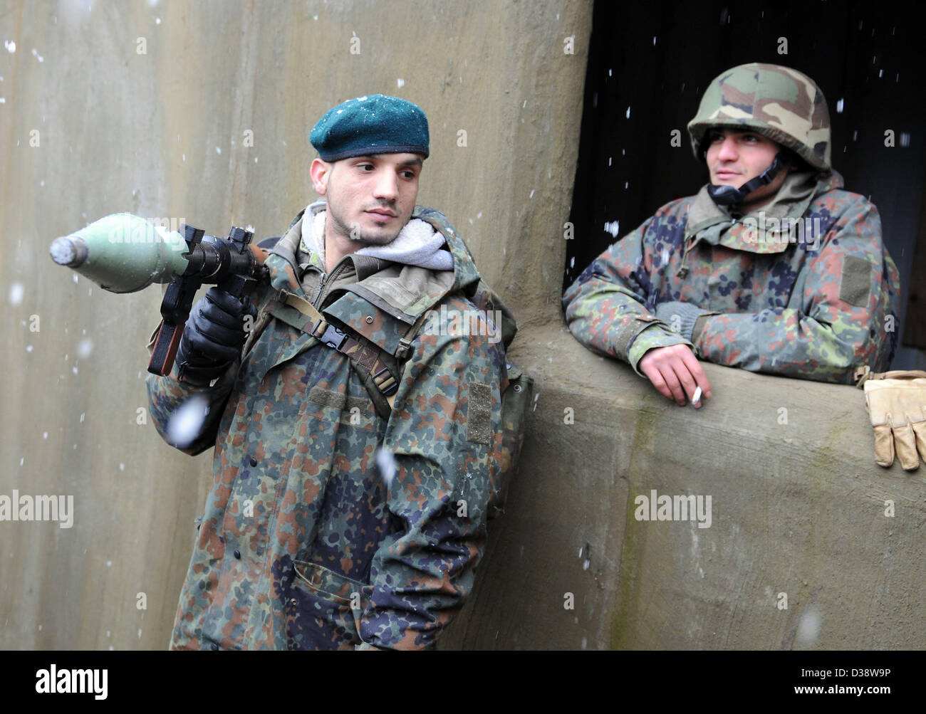 Operation Herrick 18 task force training. UK, example of British troops ...
