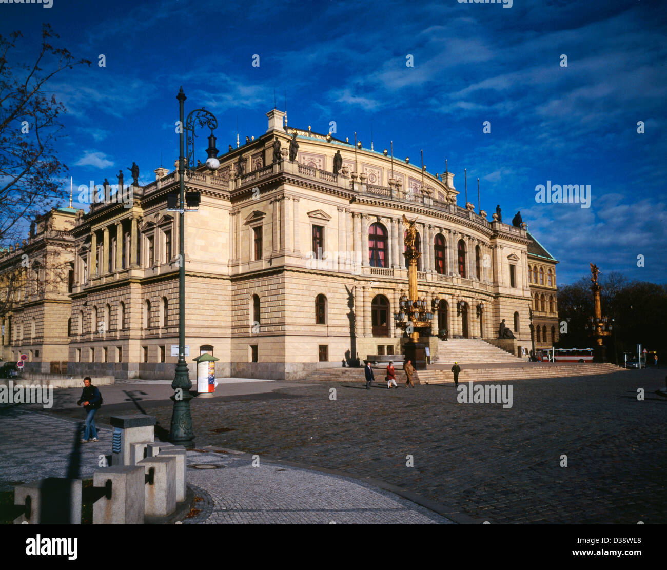 Prague, Rudolfinum, Concert hall, historic building Stock Photo - Alamy