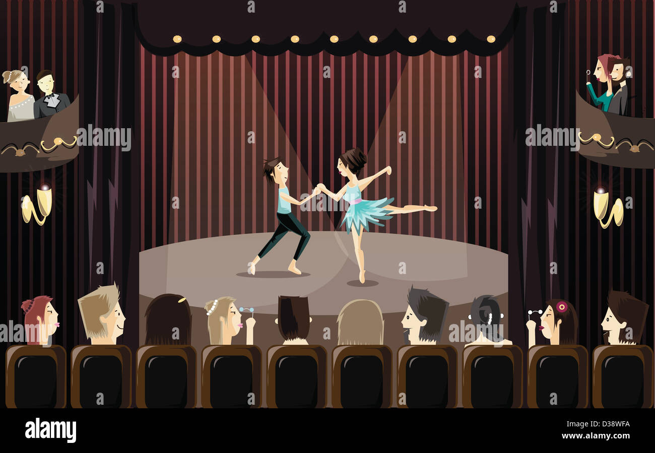 Artists performing in opera Stock Photo - Alamy