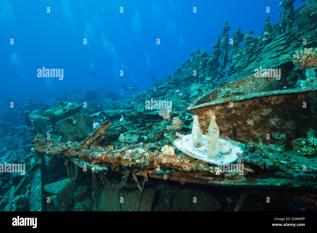 Wreckage of Heaven One Wreck, Abu Dabab, Red Sea, Egypt Stock Photo - Alamy