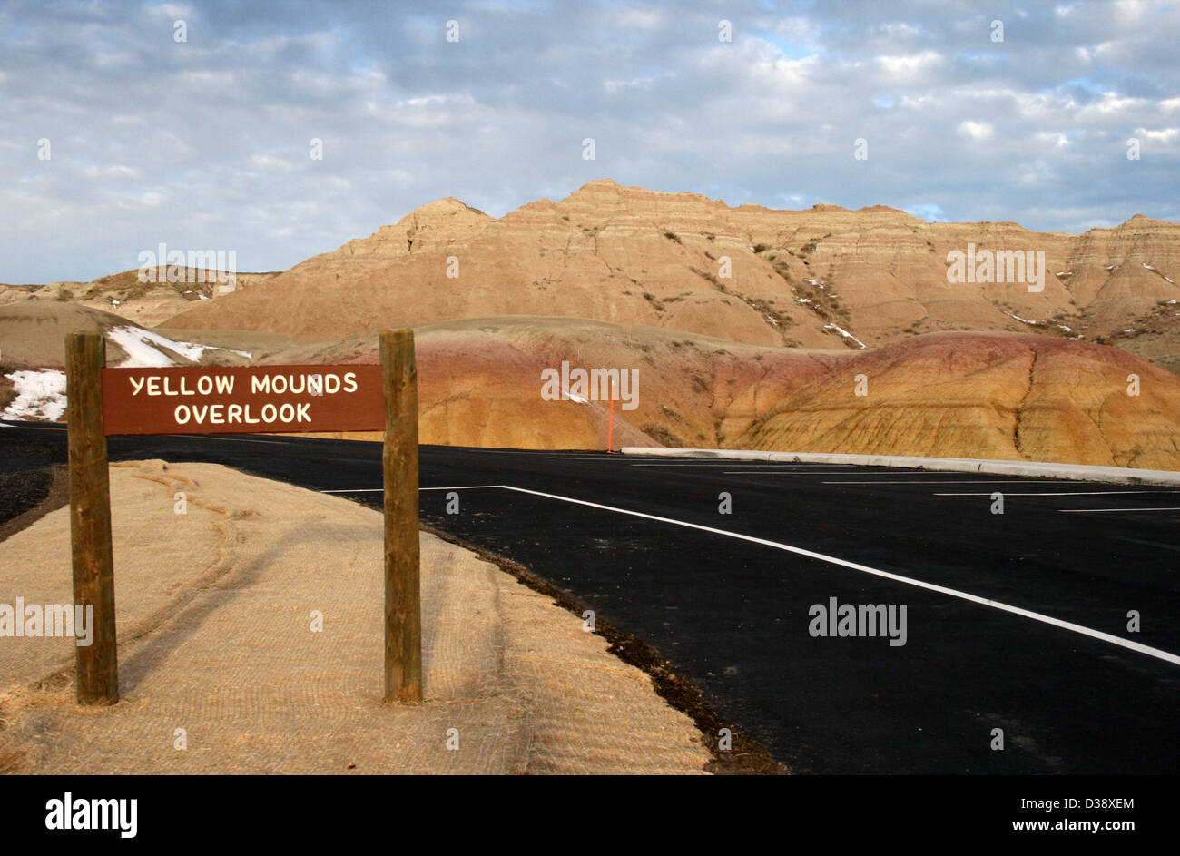 The Yellow Mounds Overlook in Badlands National Park offers visitors a ...