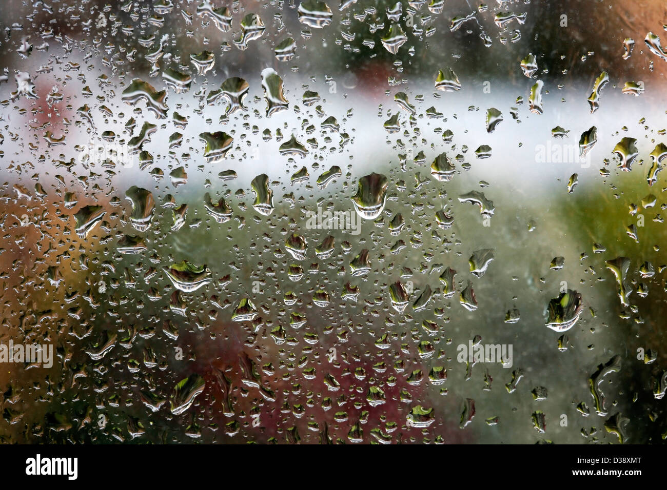 Wet glass. Drops of water. Water texture Stock Photo - Alamy