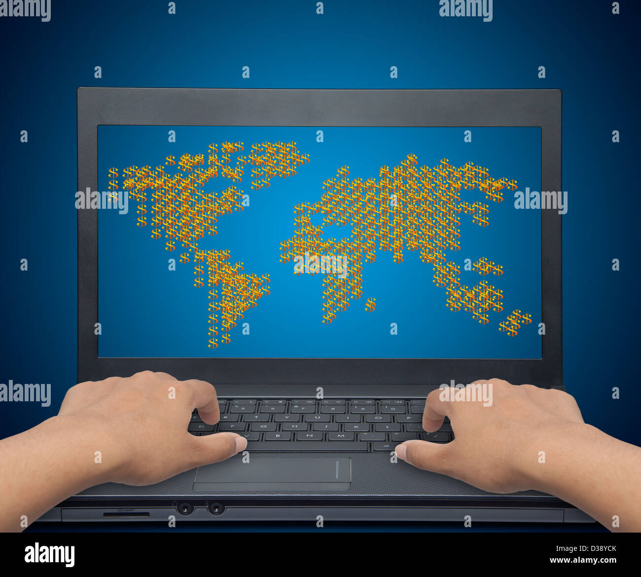Businessman looking interest computer hi-res stock photography and ...