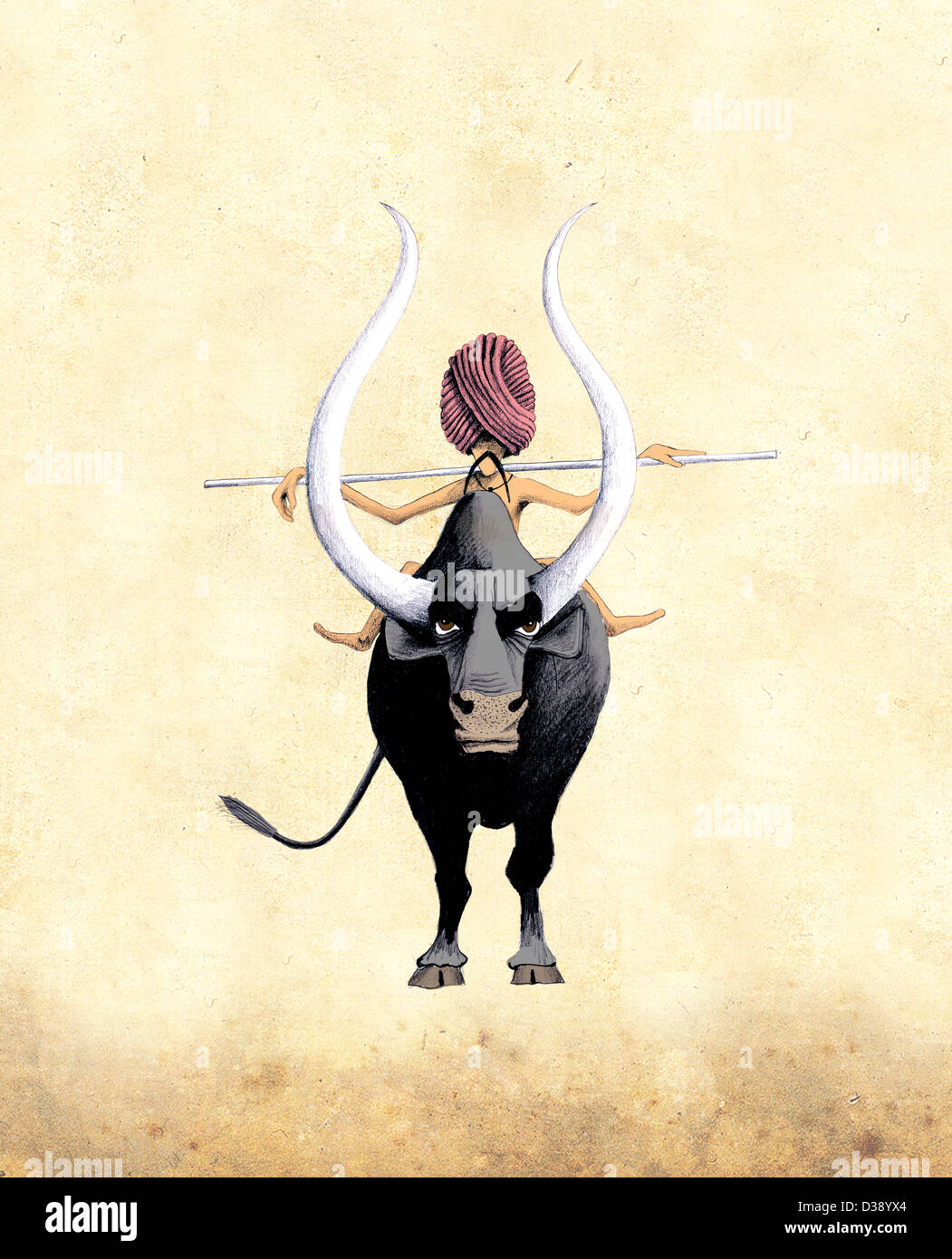 Indian Farmer Painting