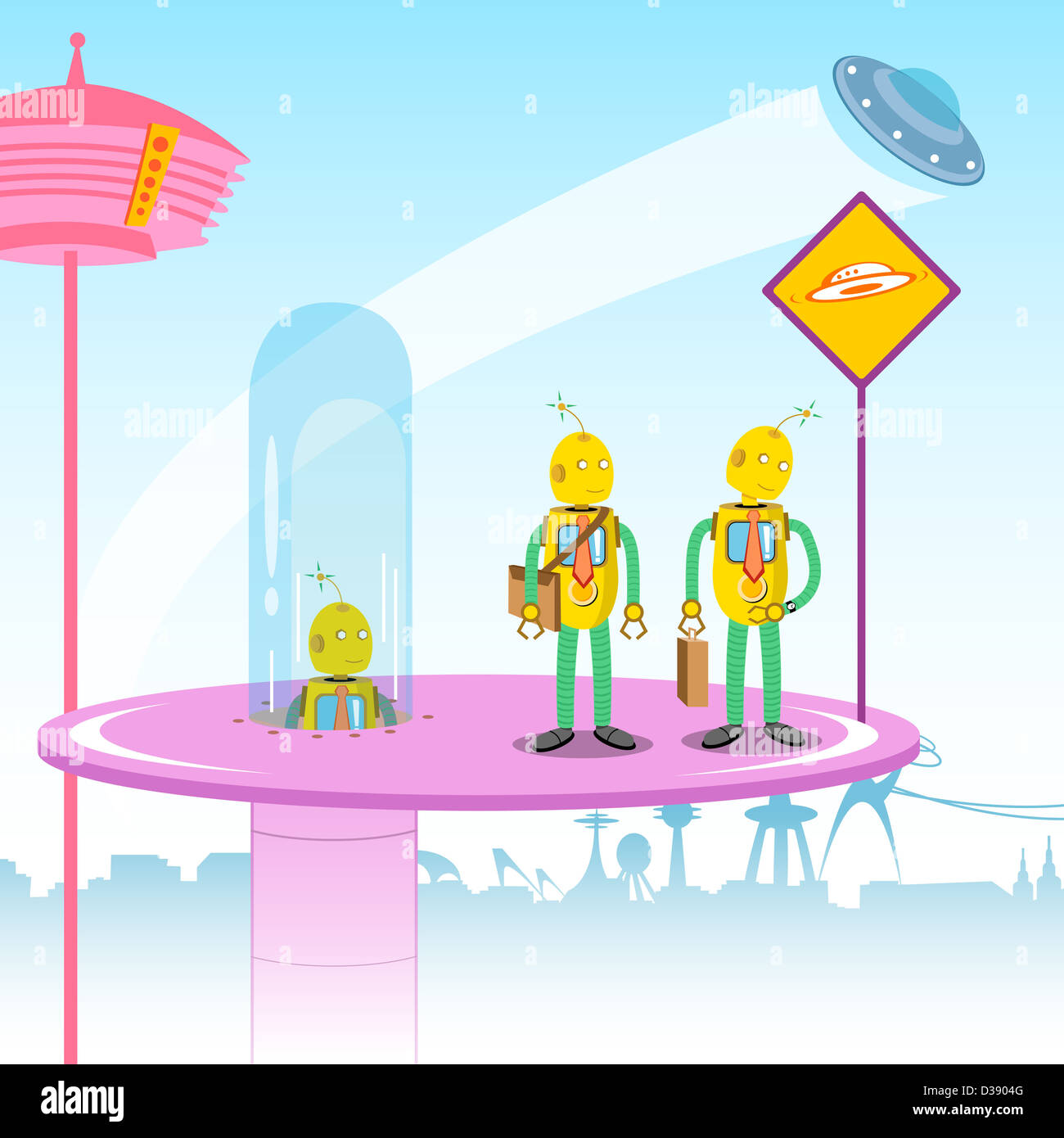 Flying robots hi-res stock photography and images - Alamy