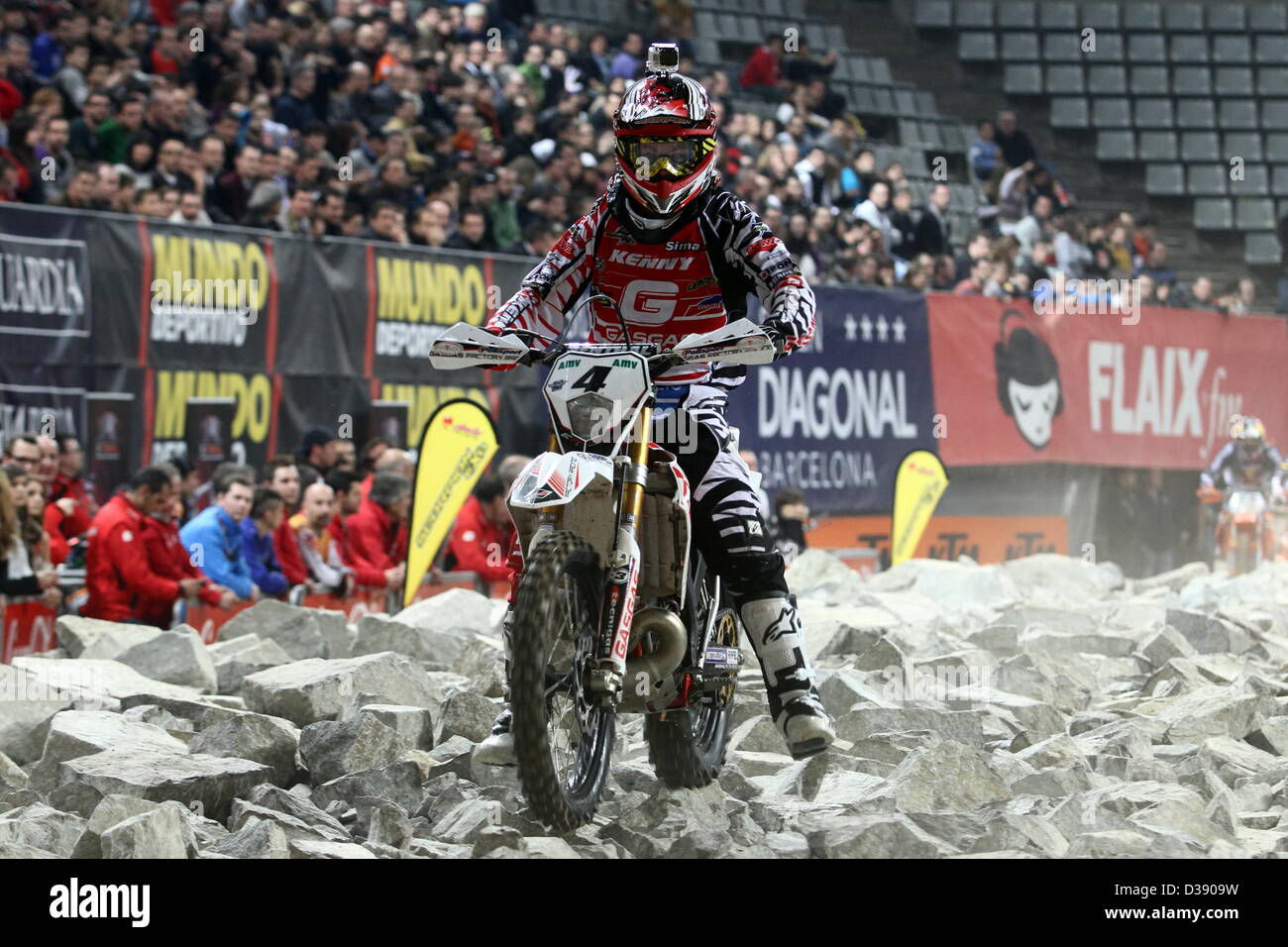 10.02.2013 Barcelona , Spain. FIM Superenduro World Championships ...