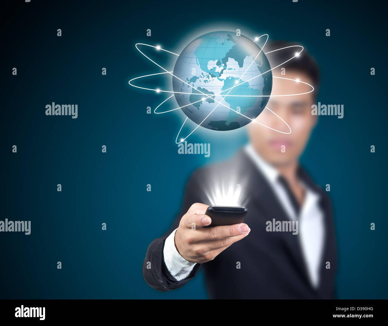 Global network communication hi-res stock photography and images - Alamy