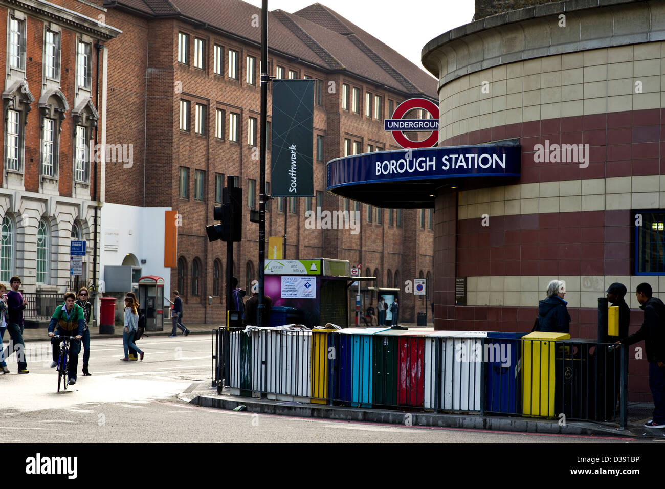 Borough Station in London Stock Photo - Alamy