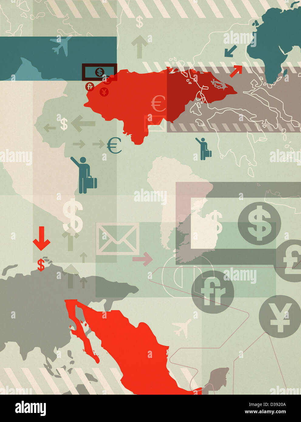 Illustrative representation of global business Stock Photo - Alamy Illustrative representation of global business Stock Photo - Alamy