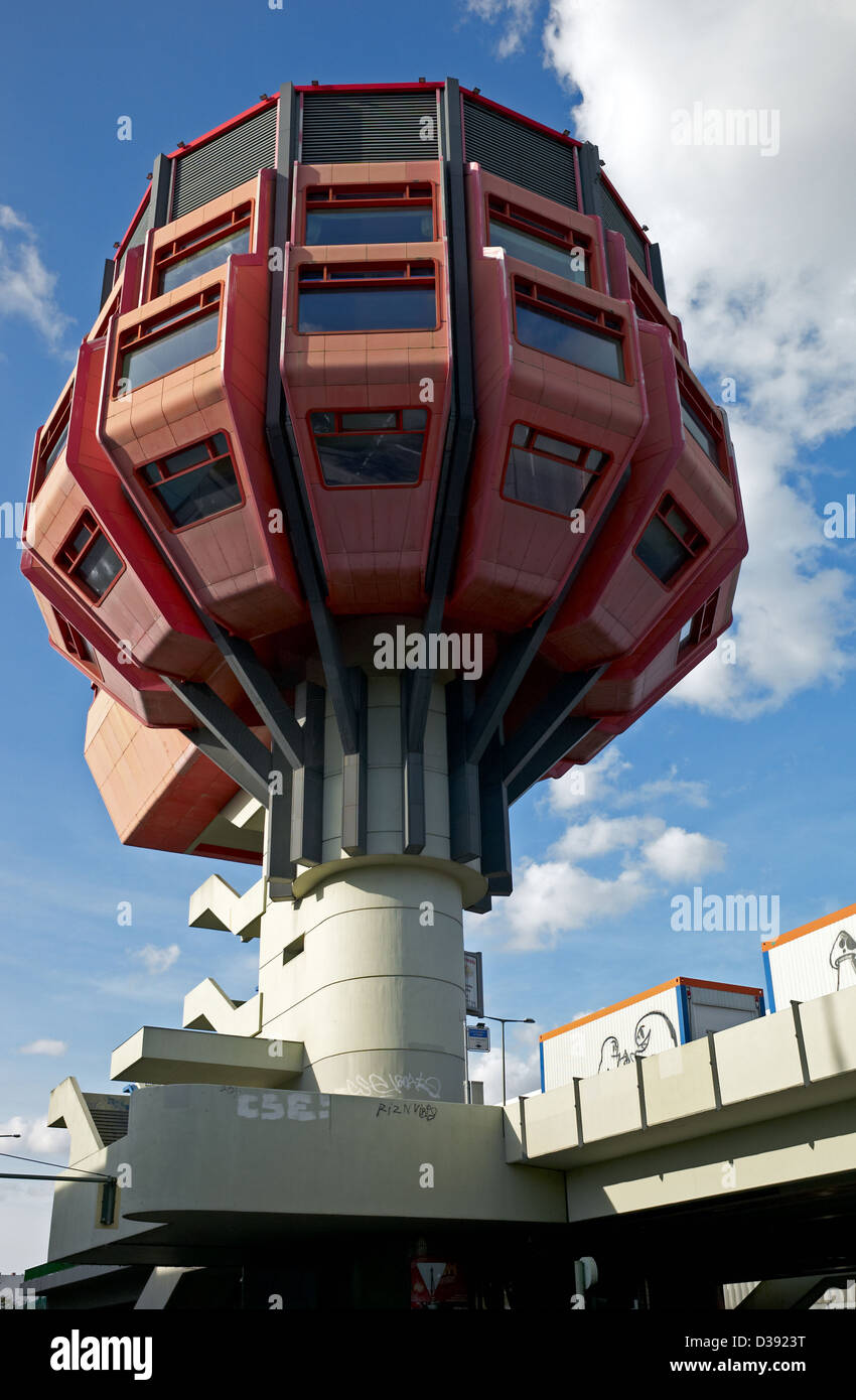 Berlin, Germany, at the Tower Restaurant Bierpinsel Joachim Tiburtius ...