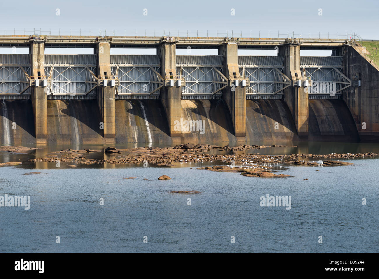 West Point Dam flood gates Stock Photo - Alamy