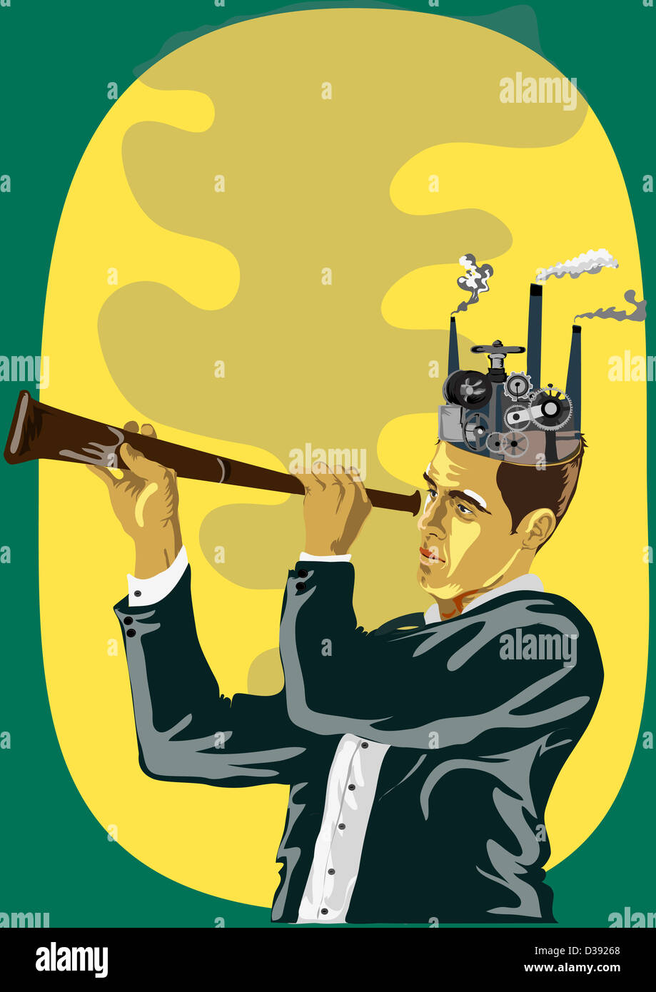 Hand held telescope hi-res stock photography and images - Alamy
