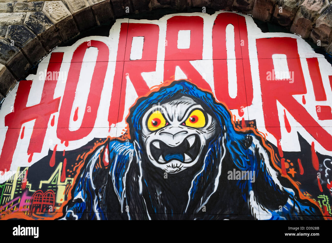 Scary Graffiti High Resolution Stock Photography and Images - Alamy
