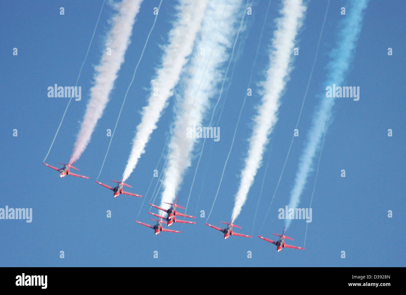 Red Arrows, Leuchars Air Show, September, 2012 Stock Photo - Alamy